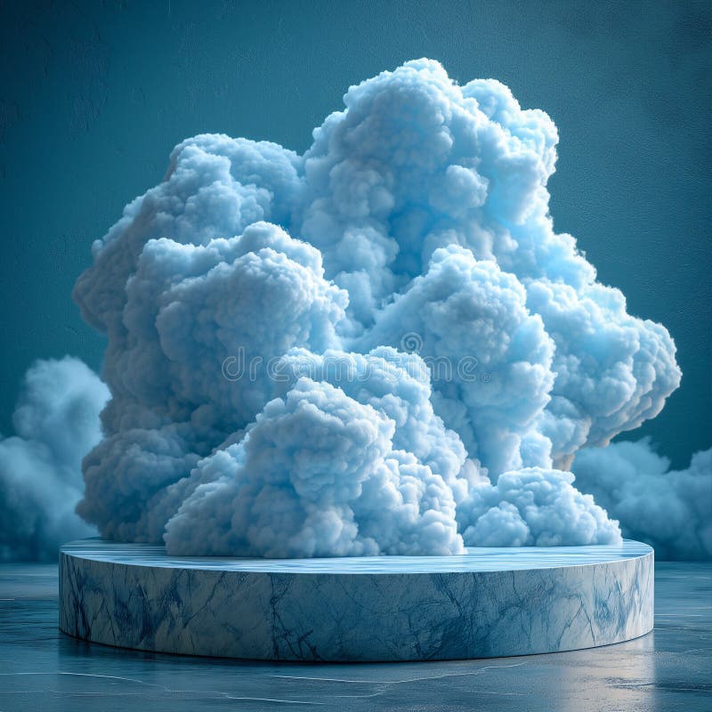 The Product Emerges from a Backdrop of Billowing Clouds, Creating a ...