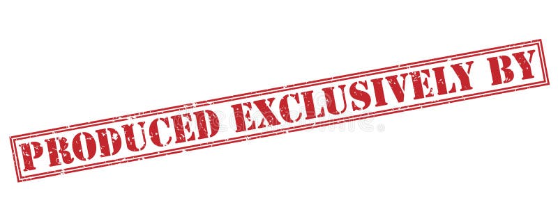 Exclusively for you stock illustration. Illustration of guaranteed ...