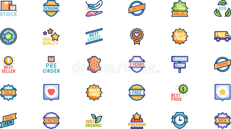 Product Features Icons High-Quality Vector Icons Collection with ...