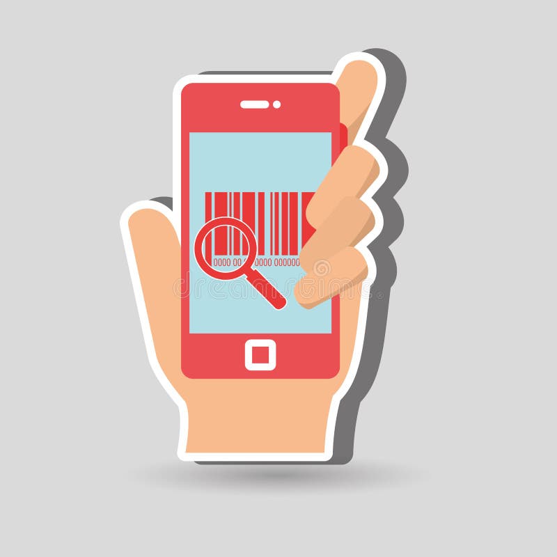 Product Identification Code Design Stock Illustration - Illustration of ...