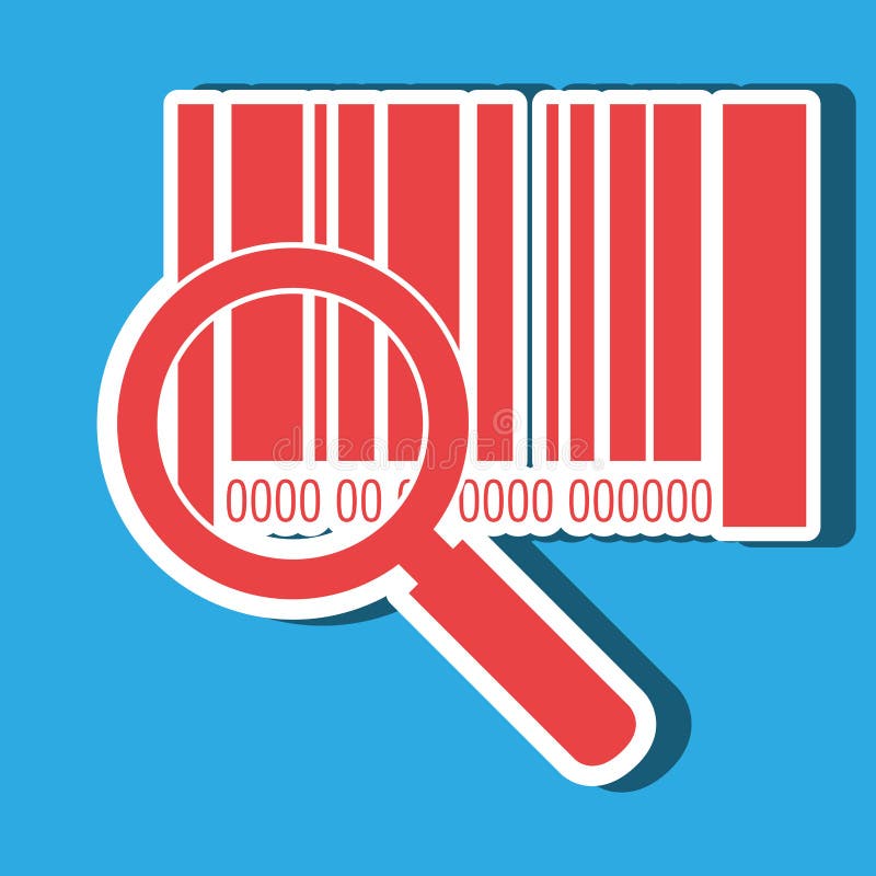 Product Identification Code Design Stock Illustration - Illustration of ...