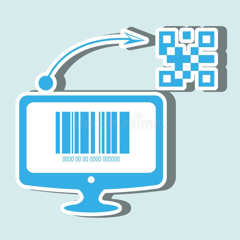 Product Identification Code Design Stock Illustration - Illustration of ...