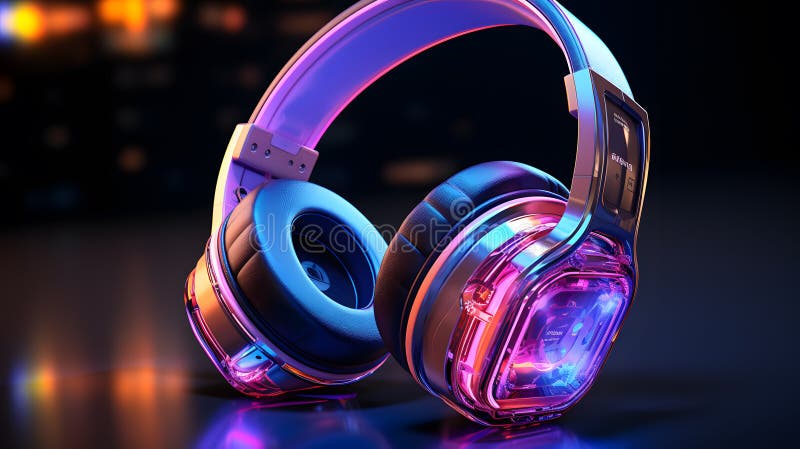 Product Image of a Conceptual High Tech Wireless Headset. in the Style ...