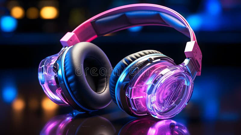 Product Image of a Conceptual High Tech Wireless Headset. in the Style ...