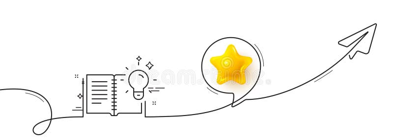 Product Knowledge Line Icon. Education Process Sign. Continuous Line ...