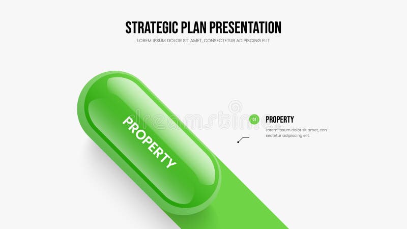 Project Strategy 1 Step Diagram Slide Design Stock Vector ...