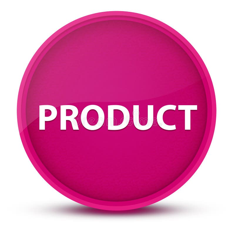 Product Luxurious Glossy Pink Round Button Abstract Stock Illustration ...