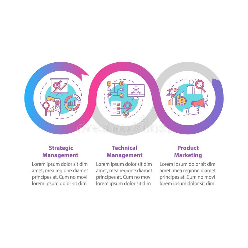 Product Management Blue Gradient Concept Icons Set Stock Vector ...