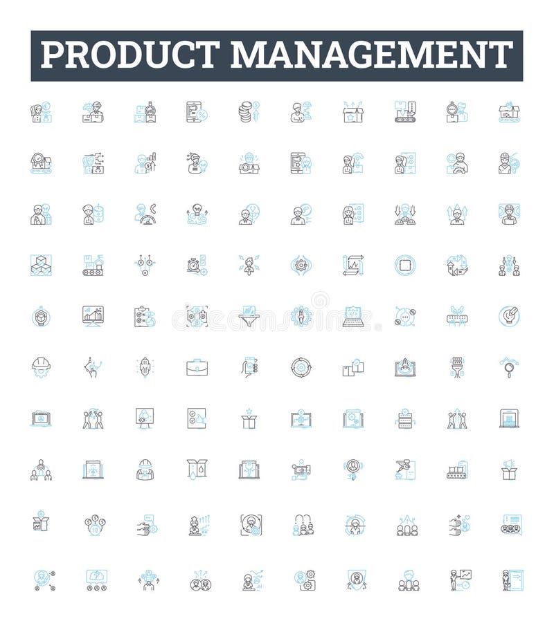 Product Management Vector Line Icons Set. Product, Management, Planning ... Product Management Vector Line Icons Set. Product, Management, Planning ...