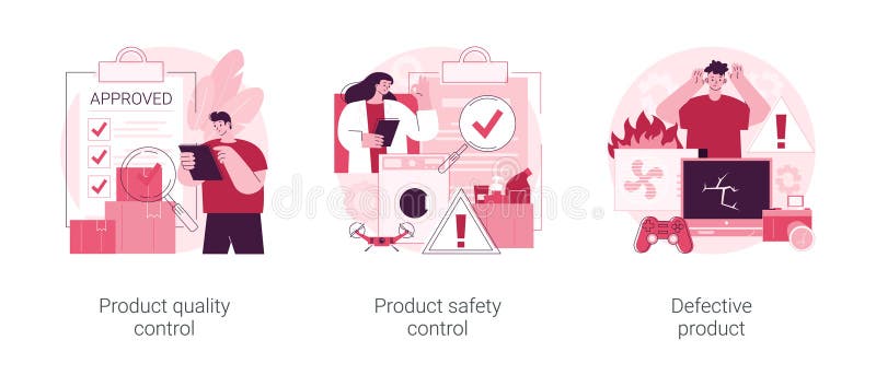 Product Quality Control Abstract Concept Vector Illustration. Stock ...