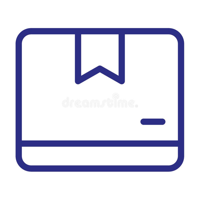 Product Package Item Box Single Isolated Icon with Outline Style Stock ...