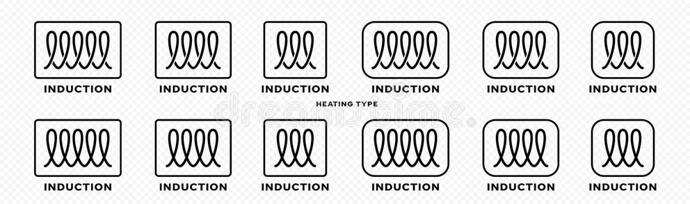 Symbols induction 3 stock vector. Illustration of equipment - 214087188