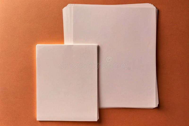 Product Packaging Mockup Photo Ofstack of A4 Papers, Studio Advertising ...