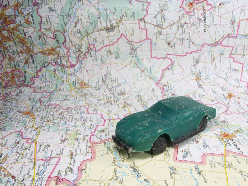 Product Photography.Map, Car Stock Image - Image of east, movement ...