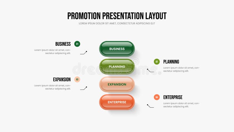 Professional Planning 4 Step Infographic Frame Design Stock Vector ...
