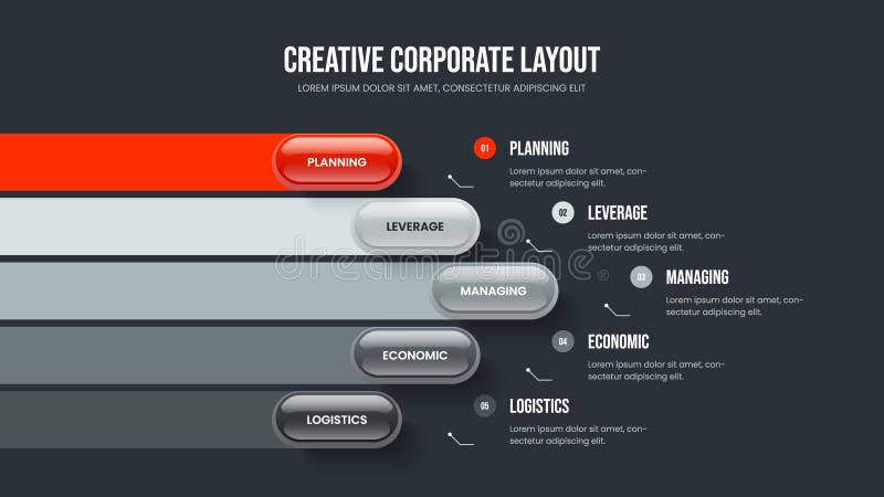 Product Plan 3 Element Infographic Slideshow Template Stock Vector - Illustration of step ...