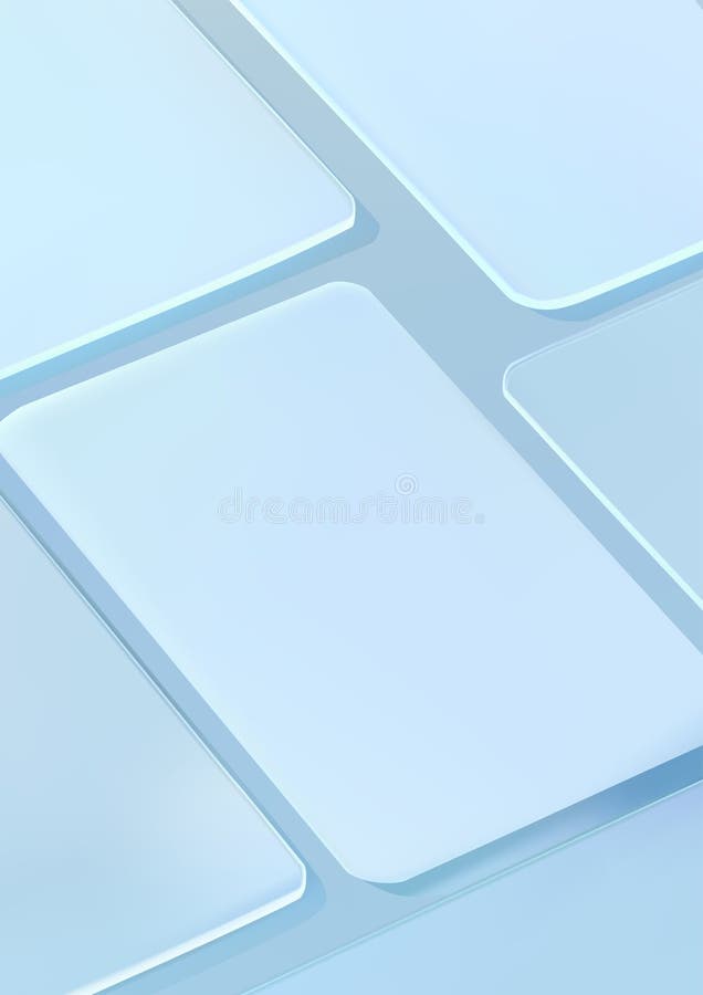 Product Platform with Blue Glass.Background Vector 3d Rendering Glass ...