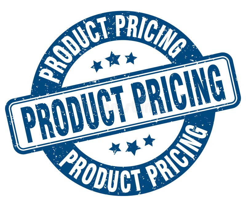 Product Pricing Stamp. Product Pricing Label. Round Grunge Sign Stock ...
