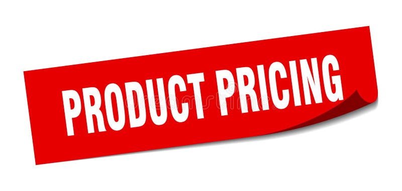 Product Pricing Sticker. Square Isolated Label Sign. Peeler Stock ...