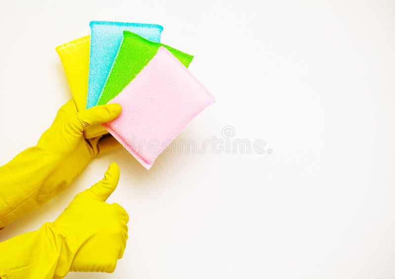 Product for Professional Cleaning on White Background Stock Photo ...