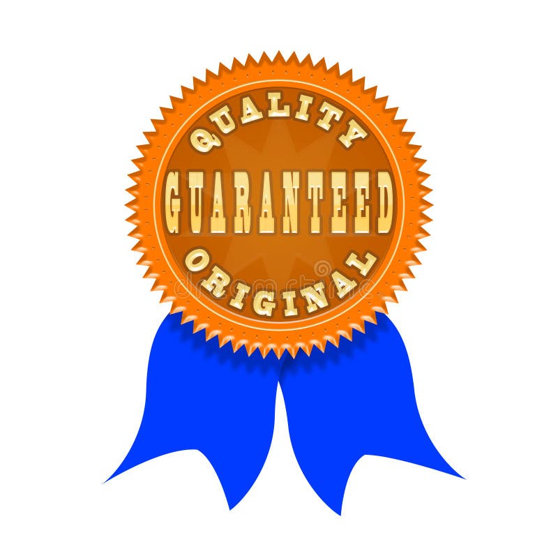 Quality Guarantee Badge Isolated On White Stock Illustration ... Quality Guarantee Badge Isolated On White Stock Illustration ...