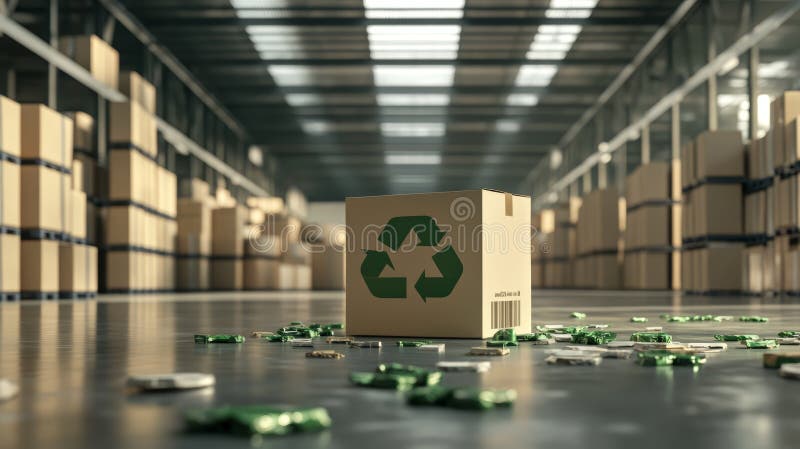 Product Recall and Quality Control, Cardboard Box Marked for Recall in ...