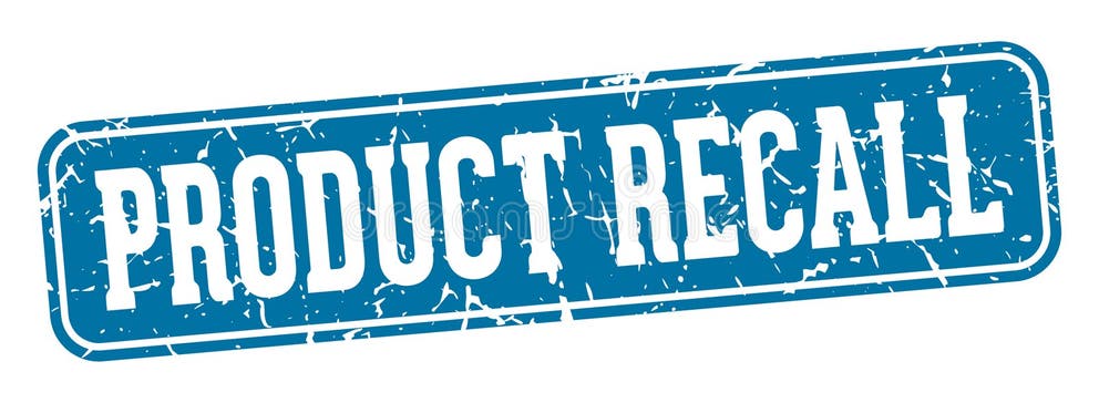 Product Recall Rectangular Sign. Product Recall Stamp Stock Vector ...