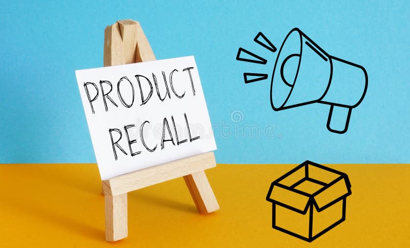 Product Recalls are Shown Using the Text Stock Image - Image of quality ...