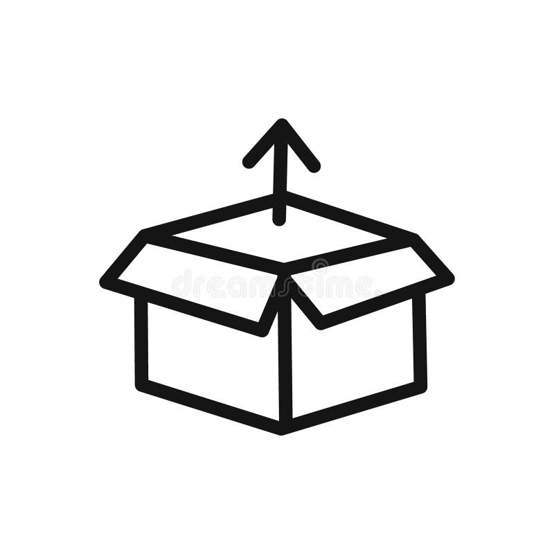 Product Release Icon Linear Vector Graphics Sign Stock Vector ...