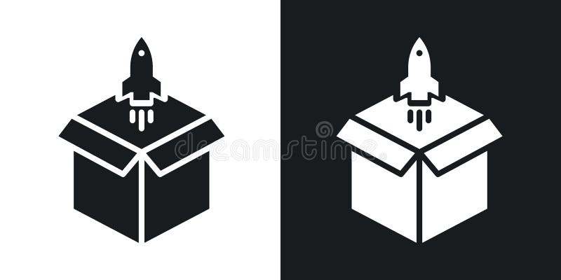 Product Release Icon Vector Set on White Background Stock Vector ...