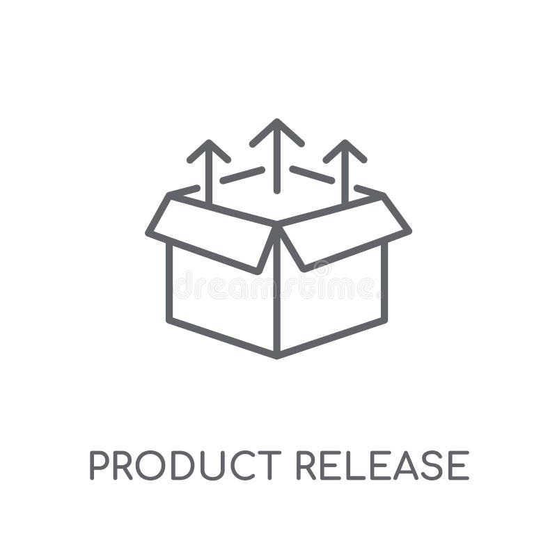 Product Release Linear Icon. Modern Outline Product Release Logo Stock ...