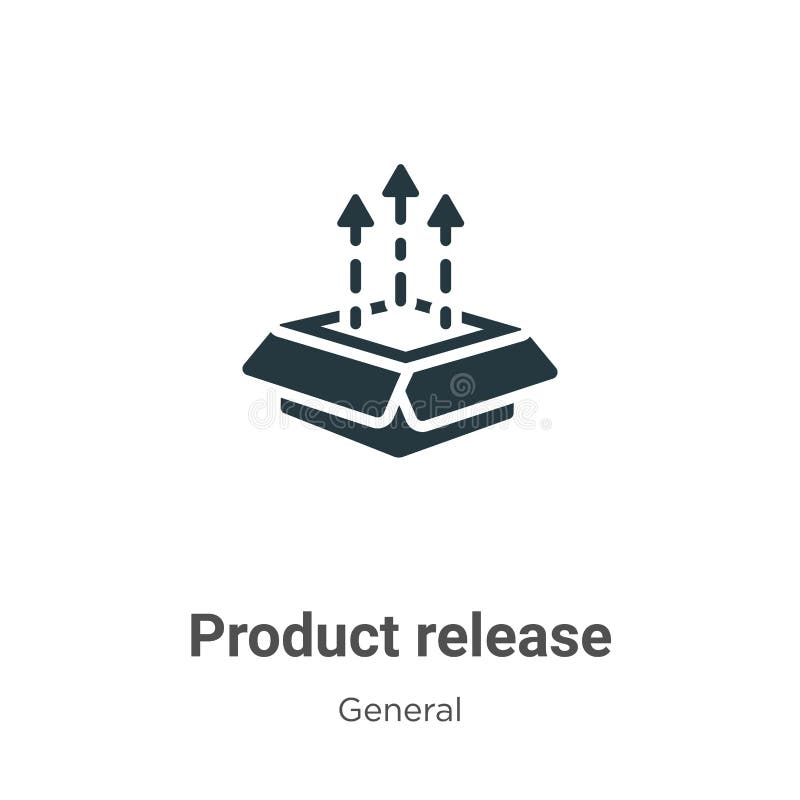 Product Release Vector Icon on White Background. Flat Vector Product ...