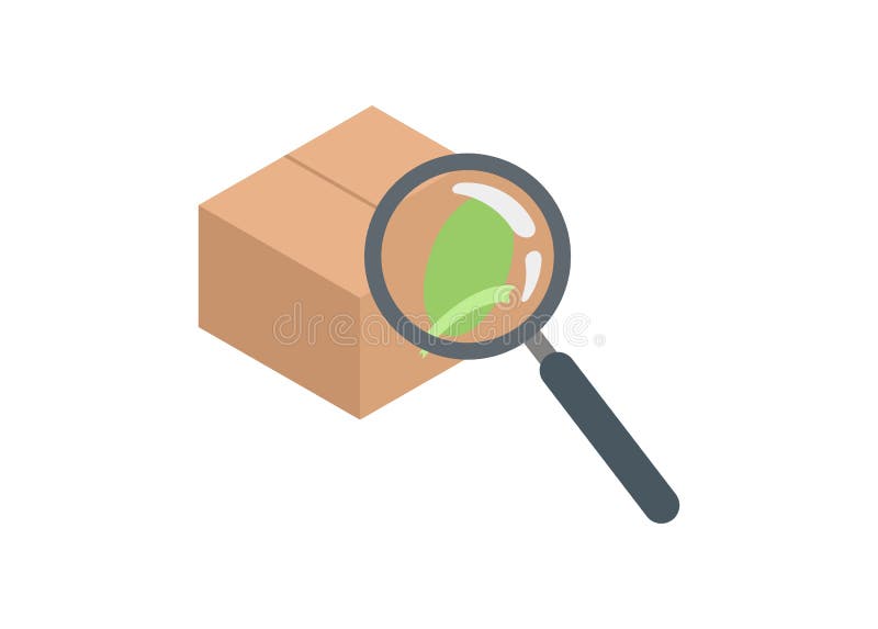 Product Research. Simple Flat Illustration. Stock Vector - Illustration ...