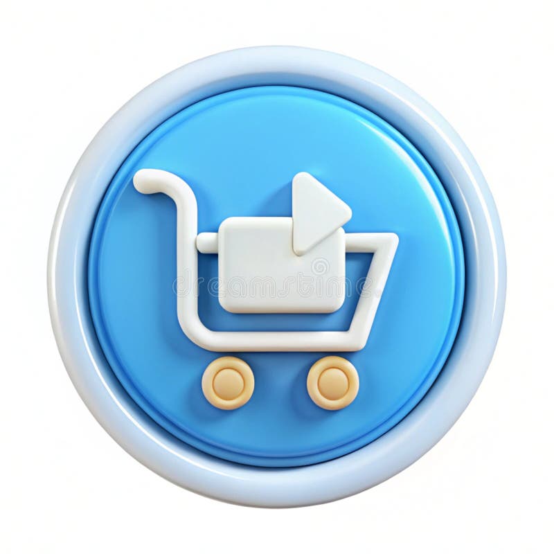 Product Return 3D Icon Isolated Stock Illustration - Illustration of ...