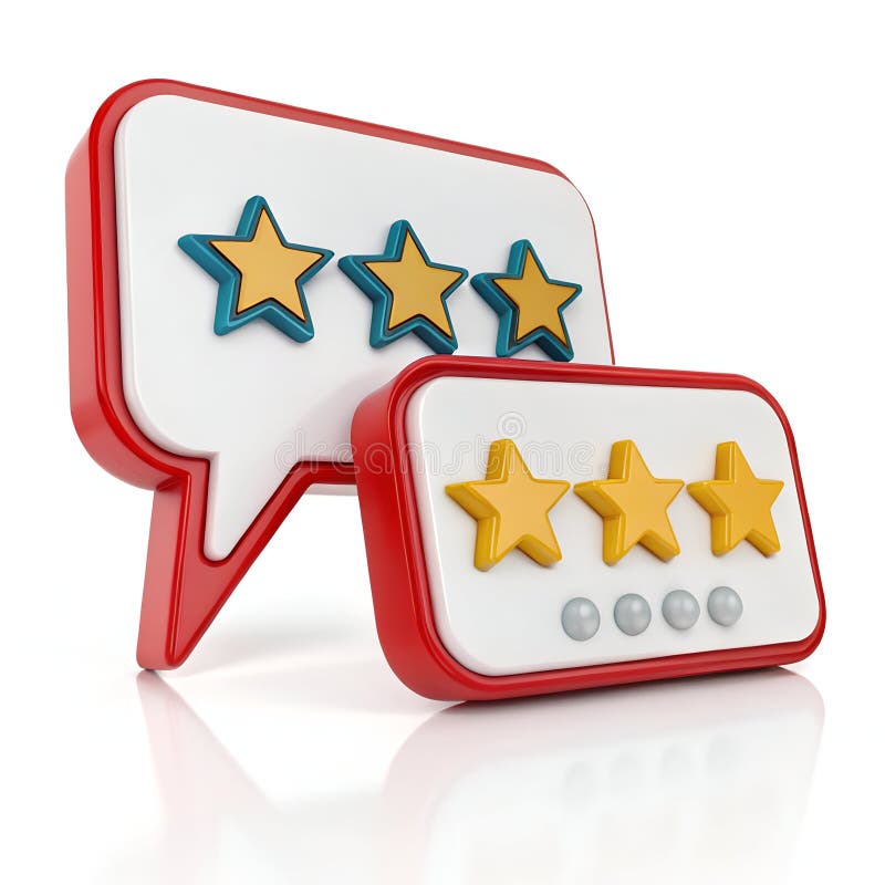 Product Review 3D Icon stock illustration. Illustration of opinion ...