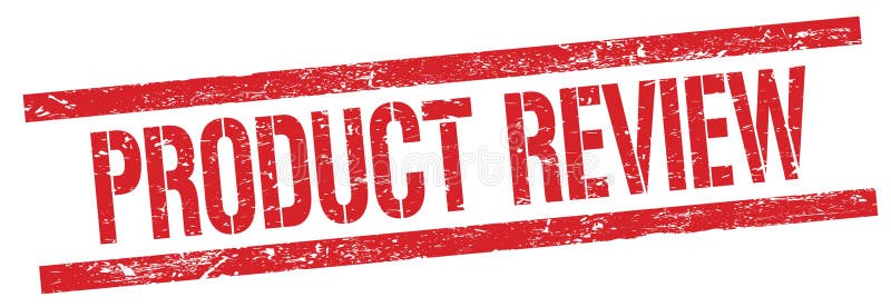 PRODUCT REVIEW Text on Red Grungy Rectangle Stamp Stock Image - Image ...