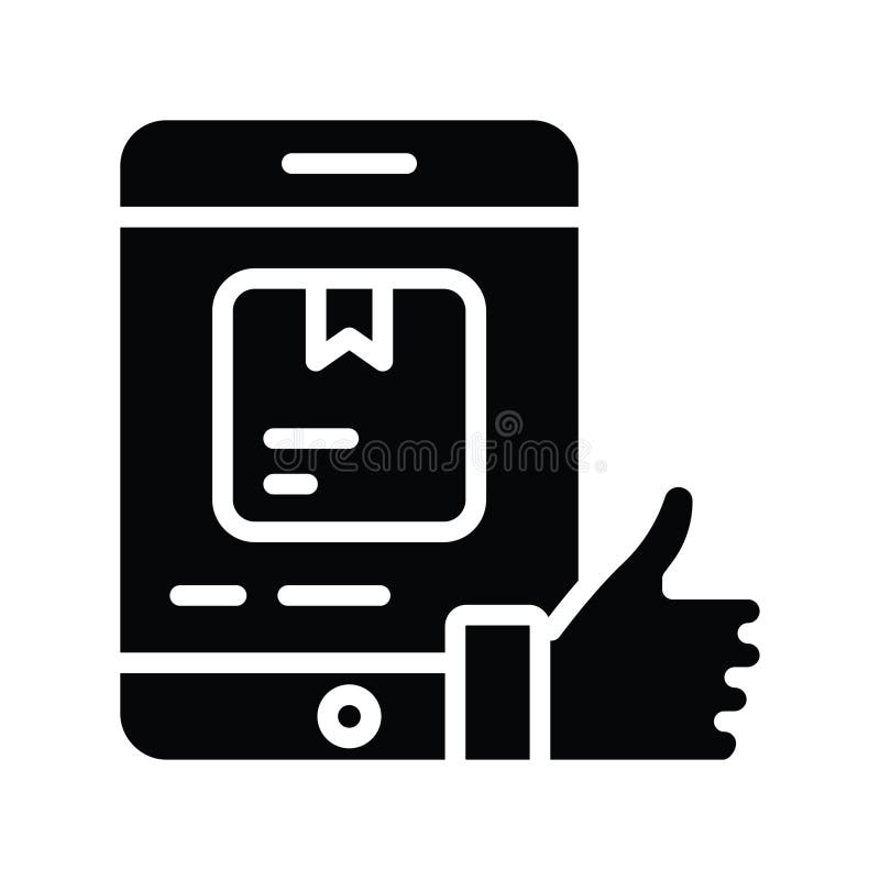 Product Review Vector Solid Icon Design Illustration. Product ...