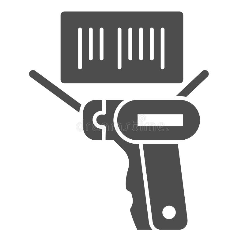 3D Scanner Solid Icon. 3d Scanning Vector Illustration Isolated on ...