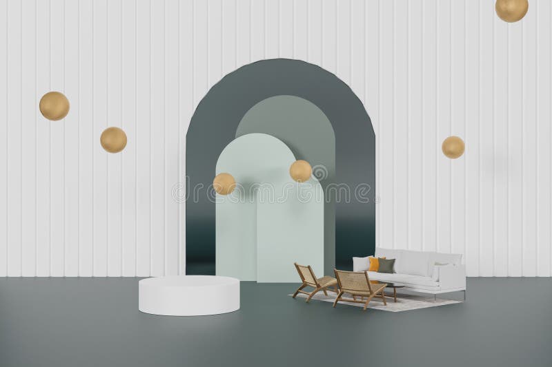 The Product Showcase is Enhanced by a Set of Geometric Shapes that ...