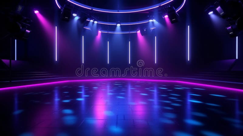 Product Showcase Spotlight Background. Clean Photographer Studio Stock ...