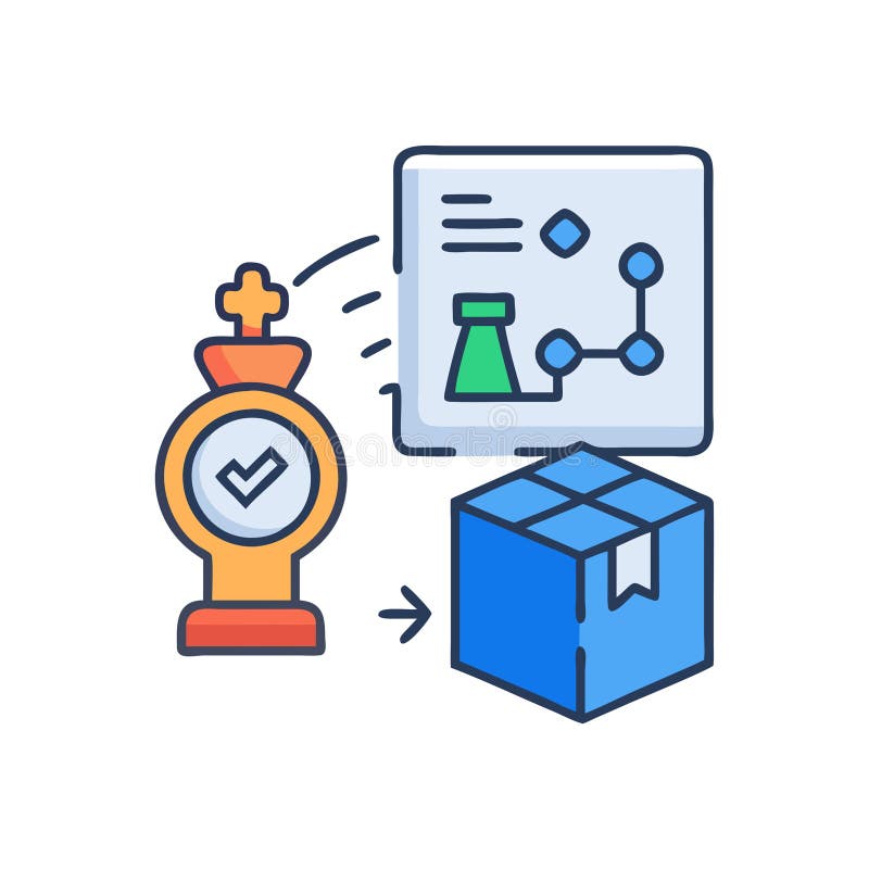 Product Strategy Icon for Business Growth Stock Vector - Illustration ...