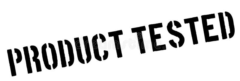 Product Tested Rubber Stamp Stock Illustration - Illustration of ...