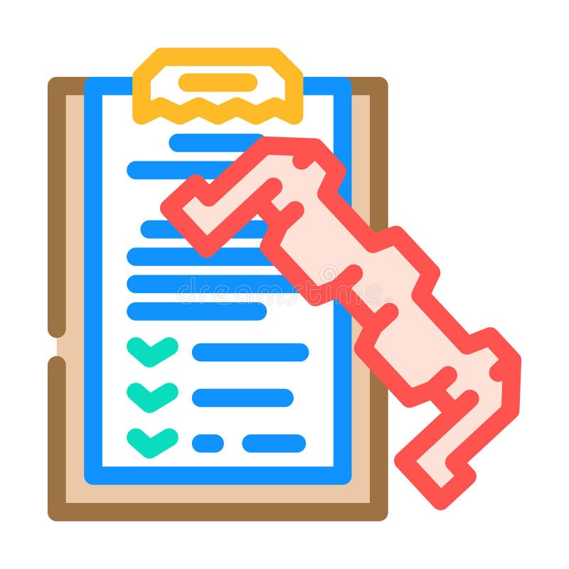 Product Testing Mechanical Engineer Color Icon Vector Illustration ...