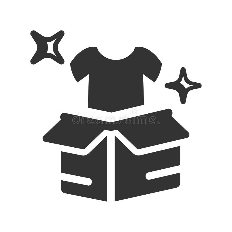 Product Unboxing Icon stock vector. Illustration of vector - 319459291