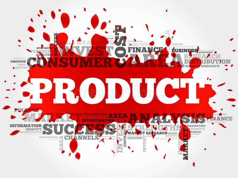 PRODUCT word cloud stock illustration. Illustration of corporate ...