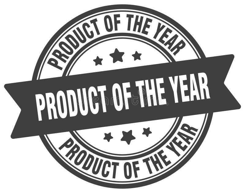 Product of the Year Stamp. Product of the Year Label on Transparent ...