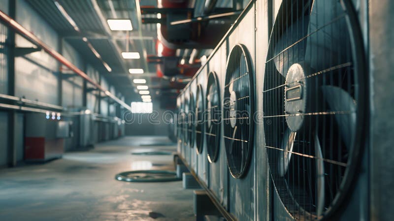 The Production of Air Conditioners and Cooling System Stock ...