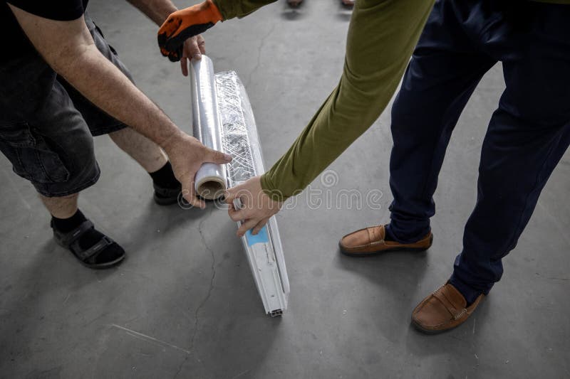 Production Area for Metal-plastic or PVC Windows, Commonly Known As ...