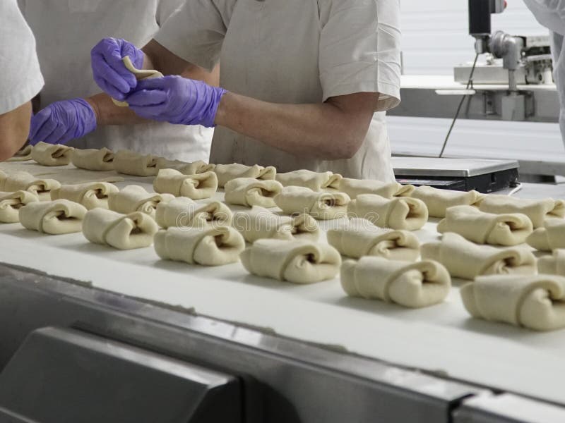 Bread making process. stock photo. Image of cooking - 100973040