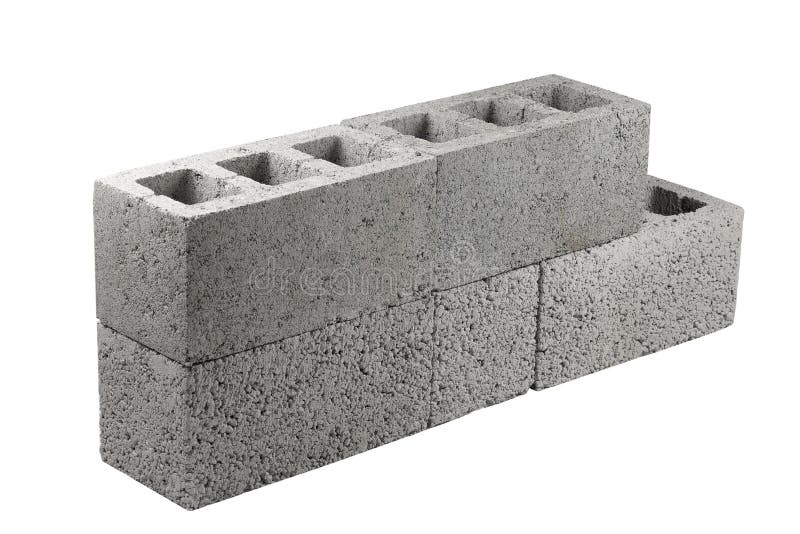 Production of Building Blocks. Composition of Foam Blocks Stock Photo ...